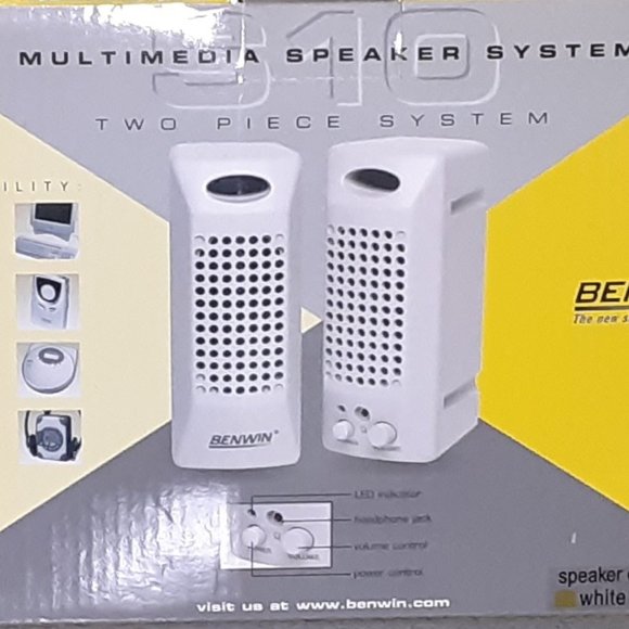 Benwin | Computers, Laptops & Parts | Basic Computer Speakers Black ...